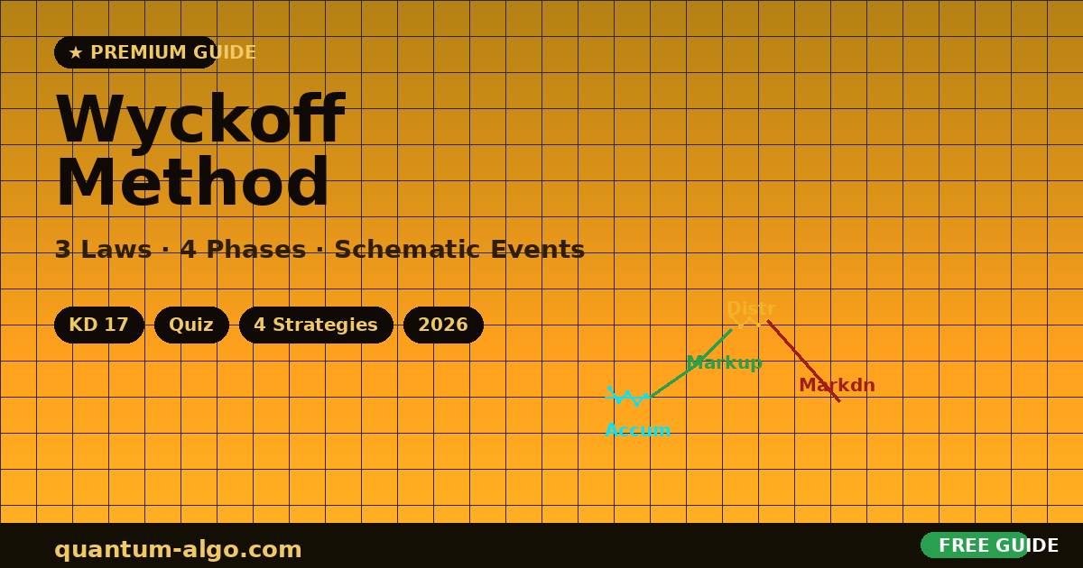 Wyckoff Method 2026 — Complete Institutional Market Methodology Guide